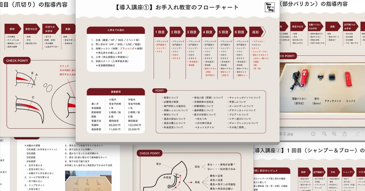 “伝える力”が、サロンを変える。飼い主教育×お手入れ教室のススメ｜飼い主さんのためのお教室丨One for Dog