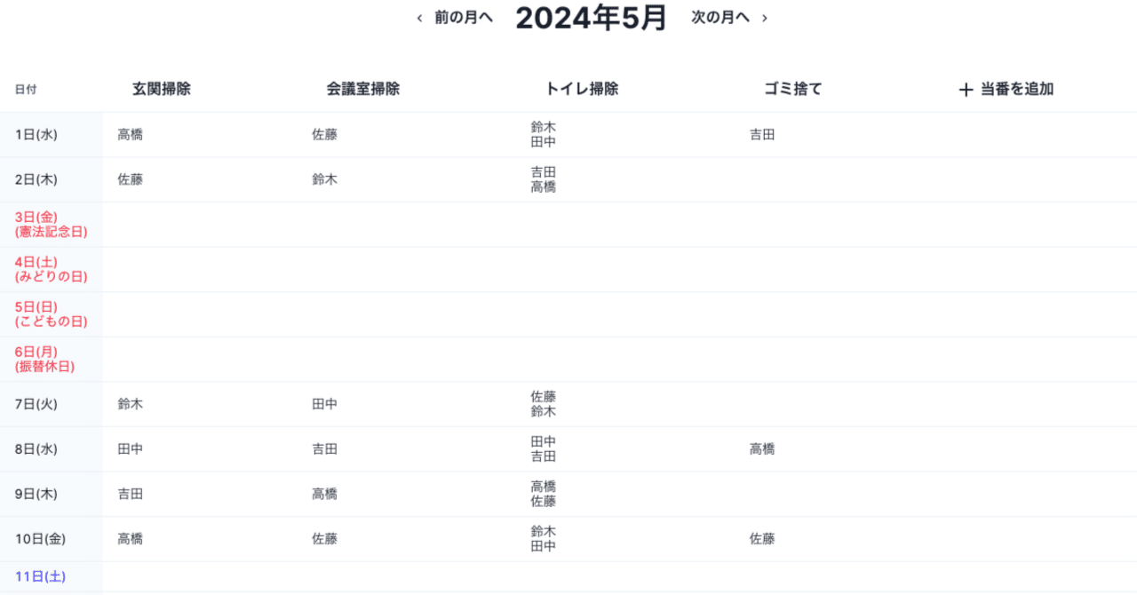Slackに当番の通知を送る方法｜Tooban