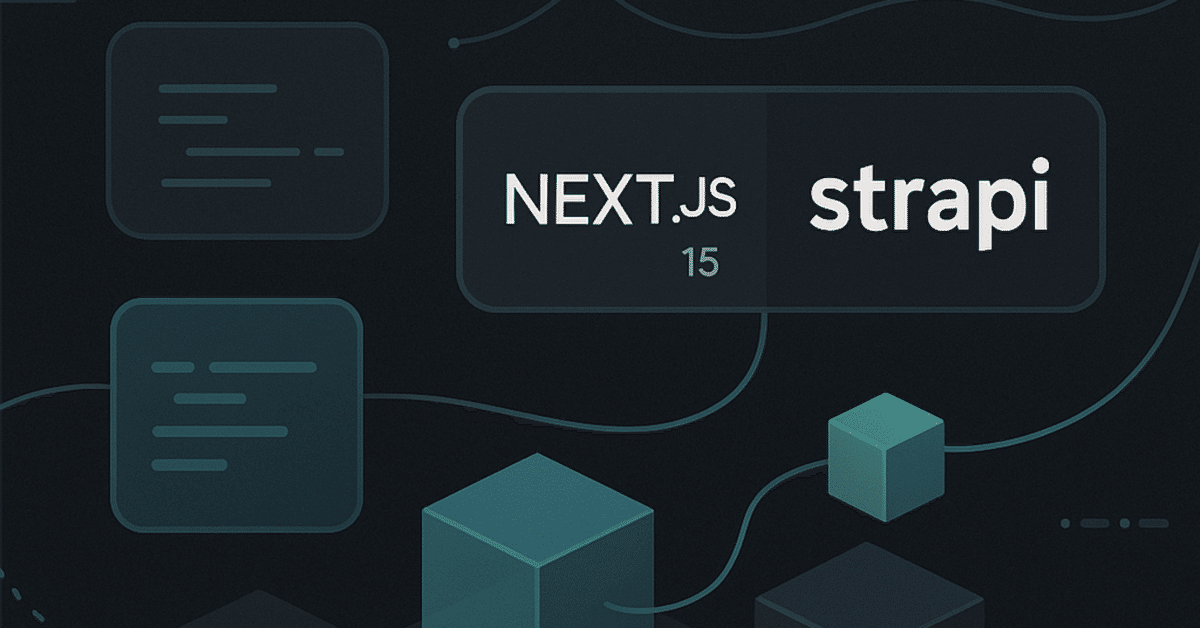 Next.js15と、Strapi5を使ってなんか作るべ。（Strapi5環境構築 編）｜uk