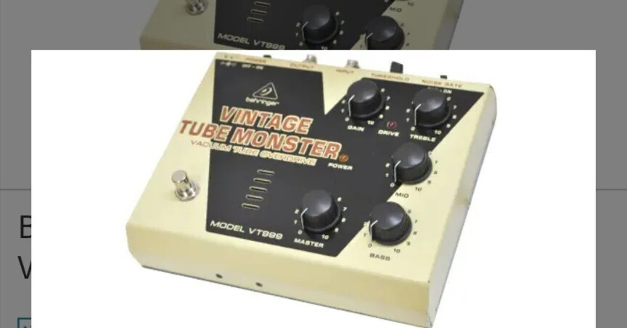 🎸 #023 BEHRINGER VT999 Vintage Tube Overdrive 定番セッティング集｜Maggie