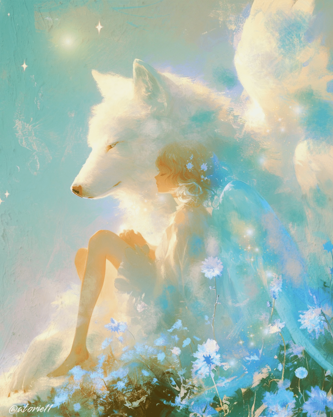 🌈今日の運勢＆開運画像🪄「心を整える静かなひととき」｜アート×占い💎 💎sora改めAto*Rie(あと)