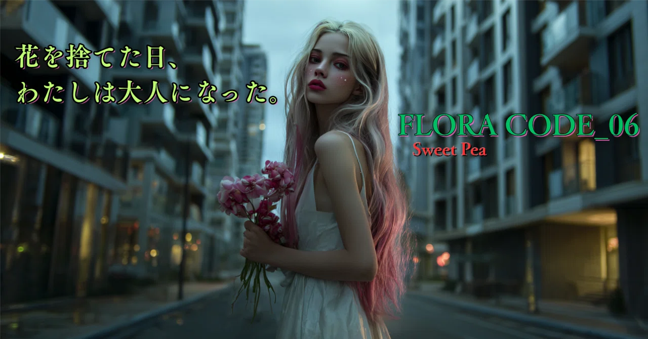 FLORA CODE_06｜花を捨てた日、わたしは大人になった。｜ユんタ
