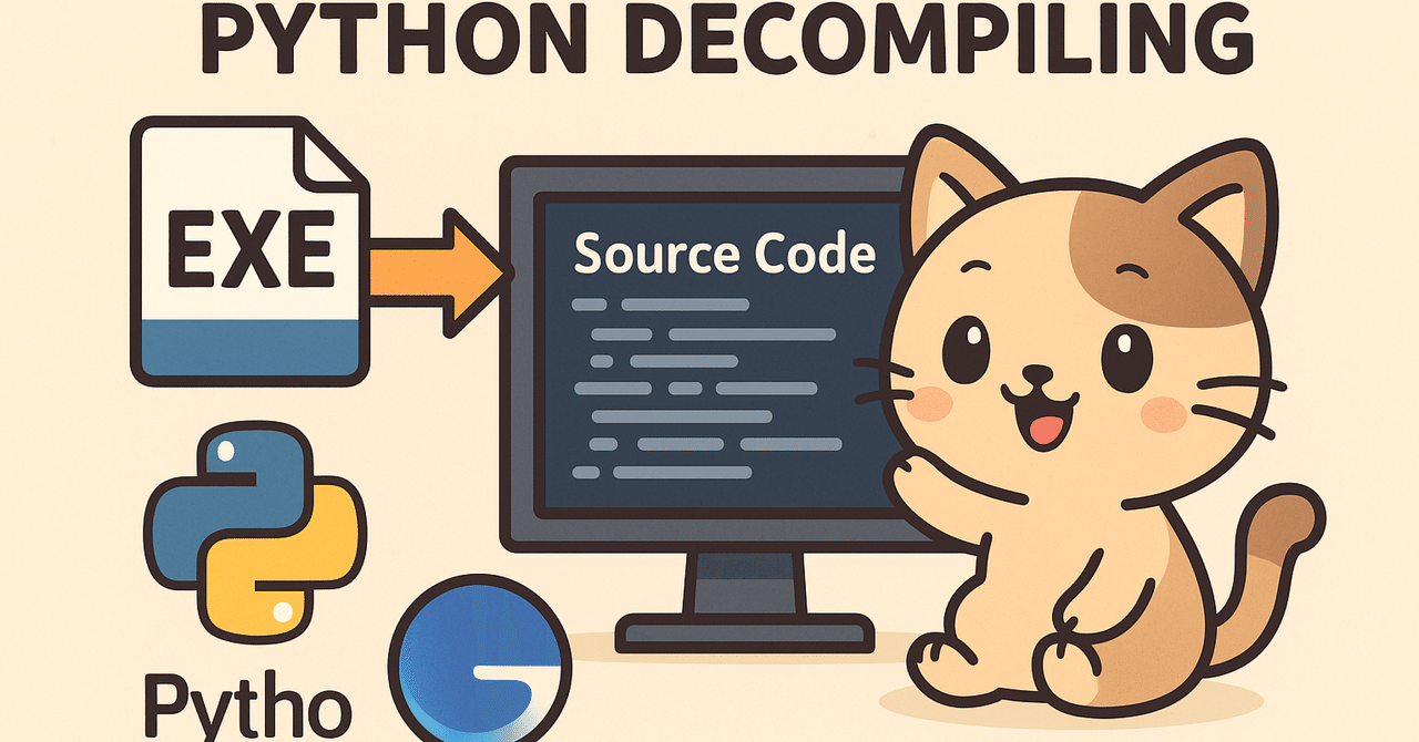 【Pythonデコンパイル】pycdcで詰んだ私が、生成AIに逆アセンブリをぶん投げたらソースコードが復活した話｜keni@個人開発