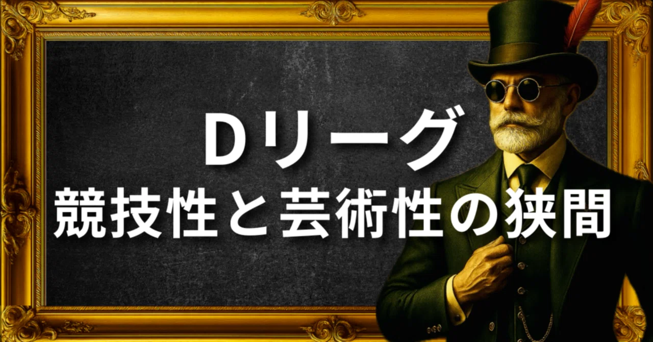 Dリーグ『競技性』と『芸術性』の狭間｜【東京ダンス藝術大学】