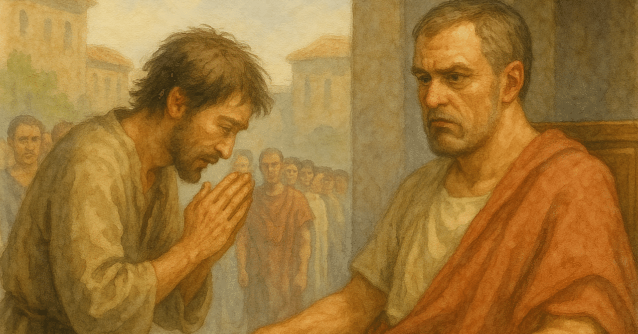 AI君と古代ローマ散策27、朝の挨拶｜harimako