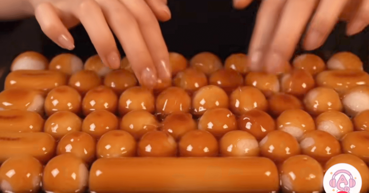 sweetsキーボードASMR動画🎦作ってみたらし😆🌈 (SNSで超バズってる)｜虹色runa♡生きるヒント＆AI日記 ️