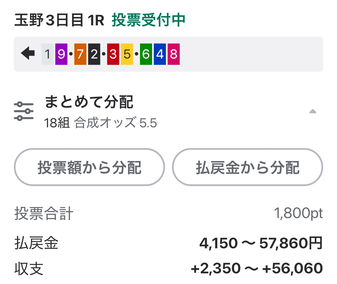 7/20玉野1Rここはイキっぷり信じて250p｜愛知マン