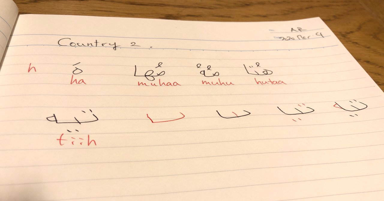 書き順が分かった気がする(アラビア語30日チャレンジ【4日目】)｜Gota Shirato / 白戸豪大