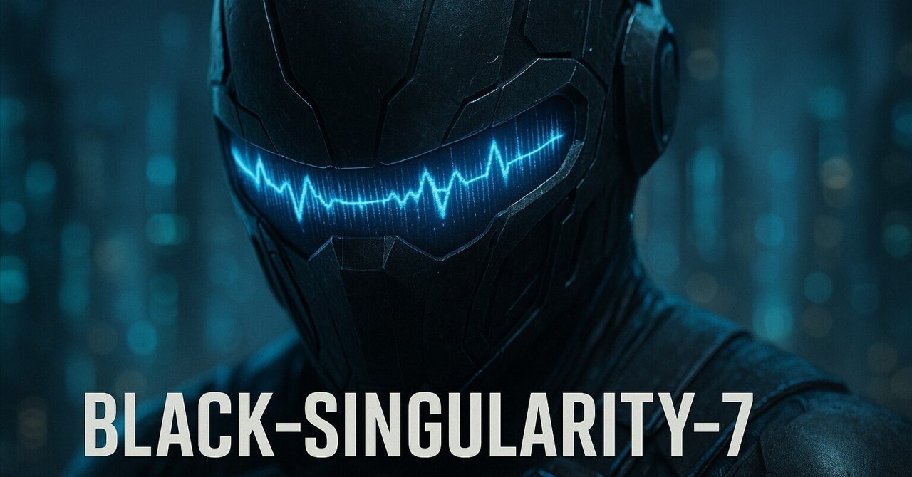 [AI創作] BLACK-SINGULARITY-7｜Nanashi