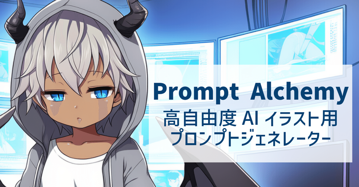 【無料】高自由度なAIイラスト用プロンプトジェネレーター「Prompt Alchemy」｜月ヶ瀬そら