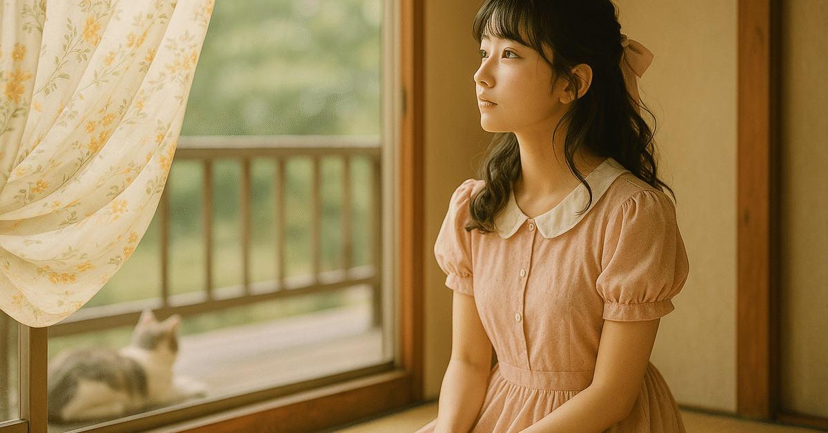 花柄のカーテンは、風の哲学を知っている｜Ogion