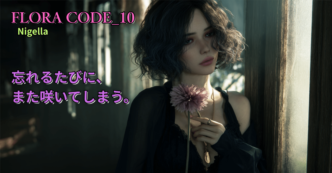 FLORA CODE_10忘れるたびに、また咲いてしまう。｜ユんタ