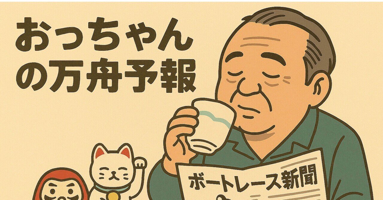 【徳山SG 12R（締切16:45）】｜おっちゃんの万舟予報