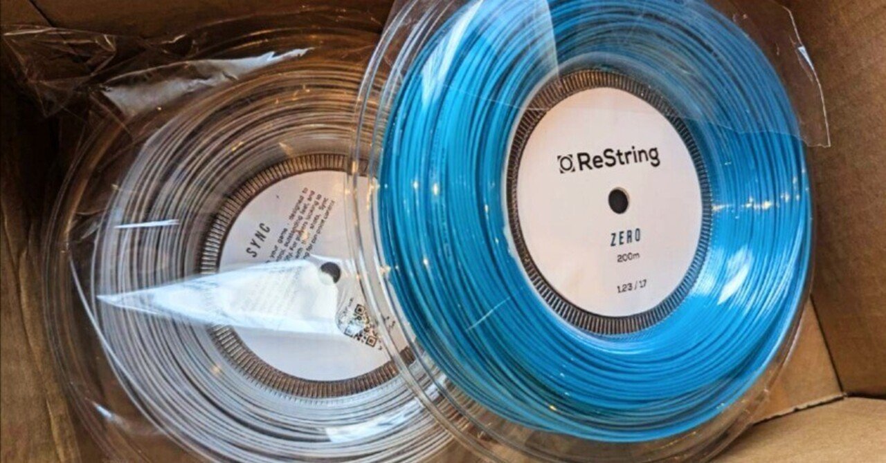 【テニスストリング】ReString ZERO & SYNCが届きました｜yuigahama1173