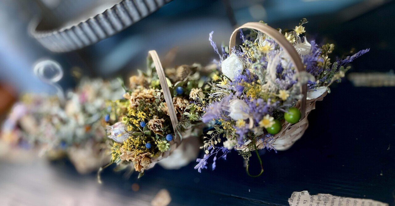 ミニバスケットフラワー｜ifu/823