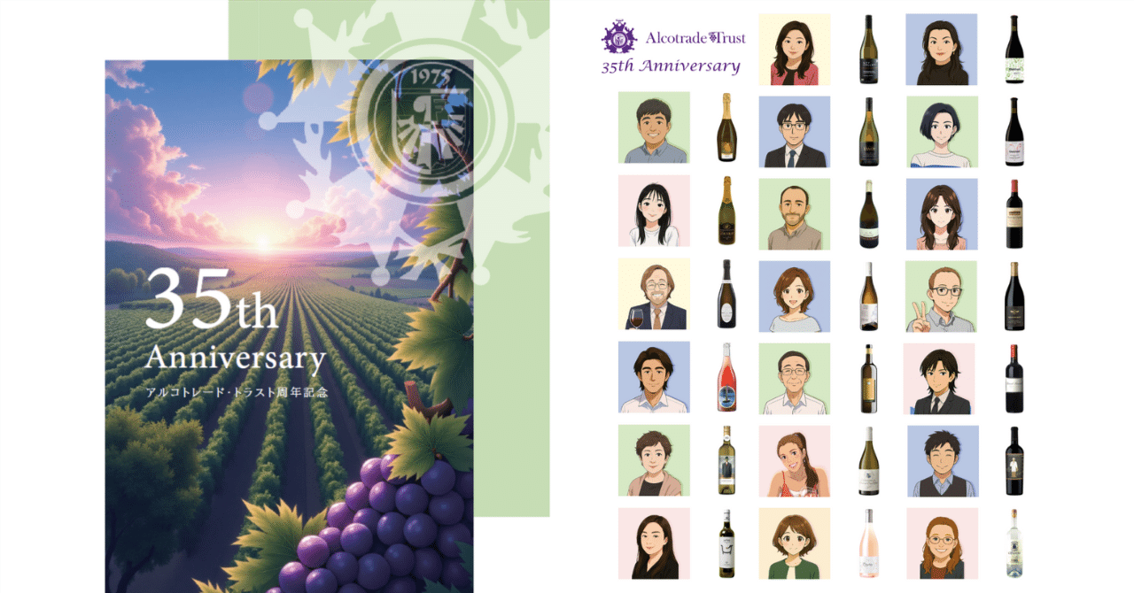 【アルコトレード・トラスト創立35周年】社員が選ぶ“推しワイン”キャンペーン開催！！｜AlcotradeTrust