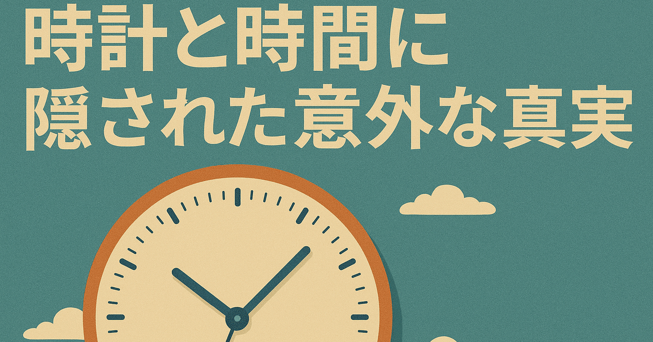 時計と時間に隠された意外な真実｜Tsune Quartet