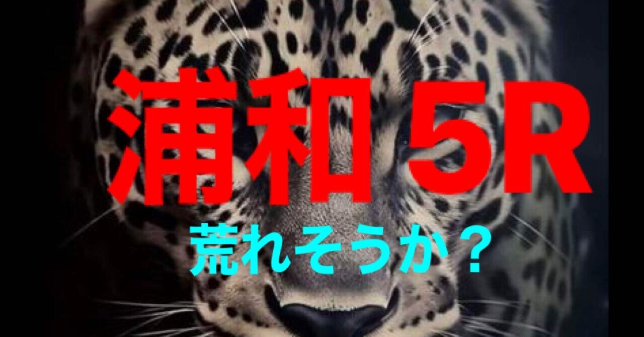 浦和5R 勝負！荒れそうだな？｜パドック師匠【PD master】公式🌐