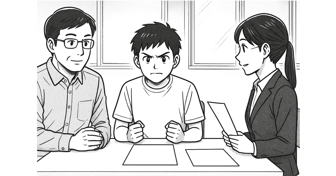 中3むすこと三者面談（進路の話多め）｜sorairo555