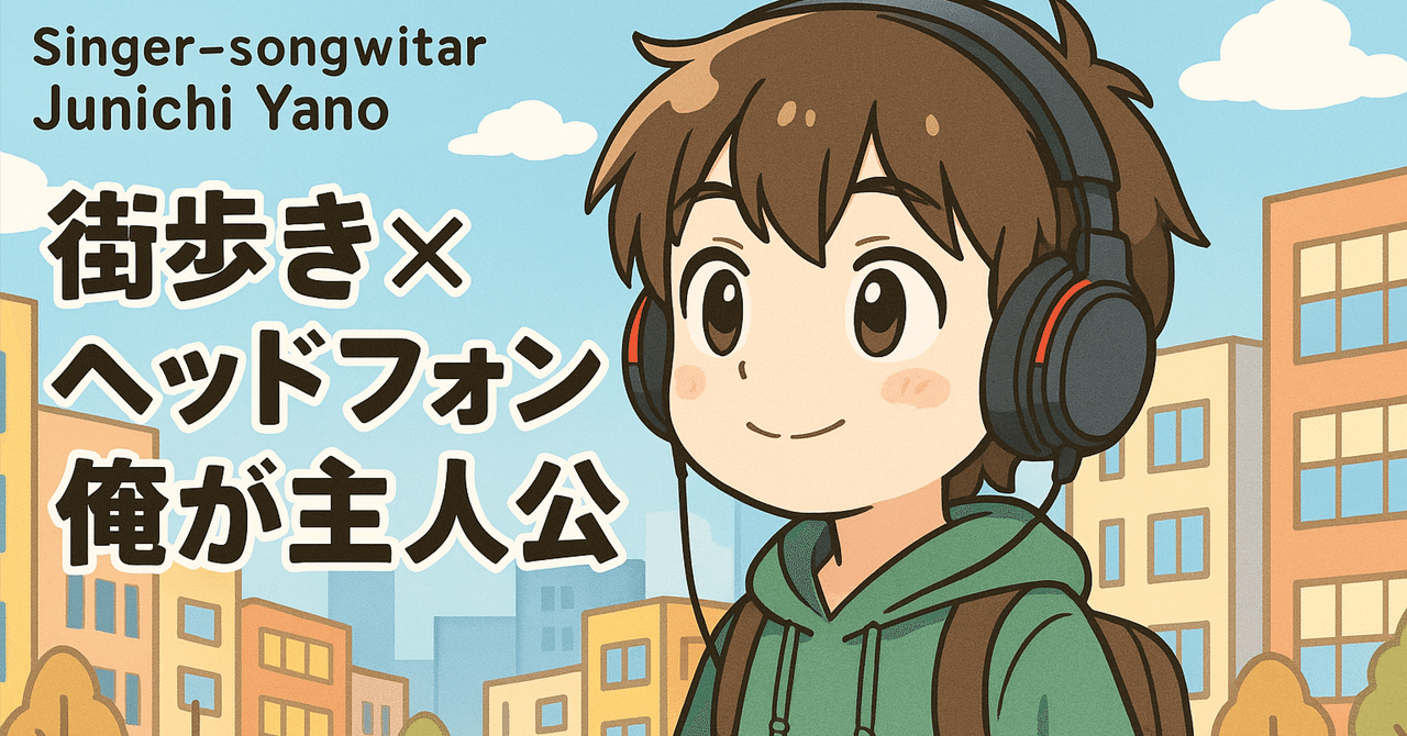 街歩き×ヘッドフォン＝俺が主人公｜Junichi Yano