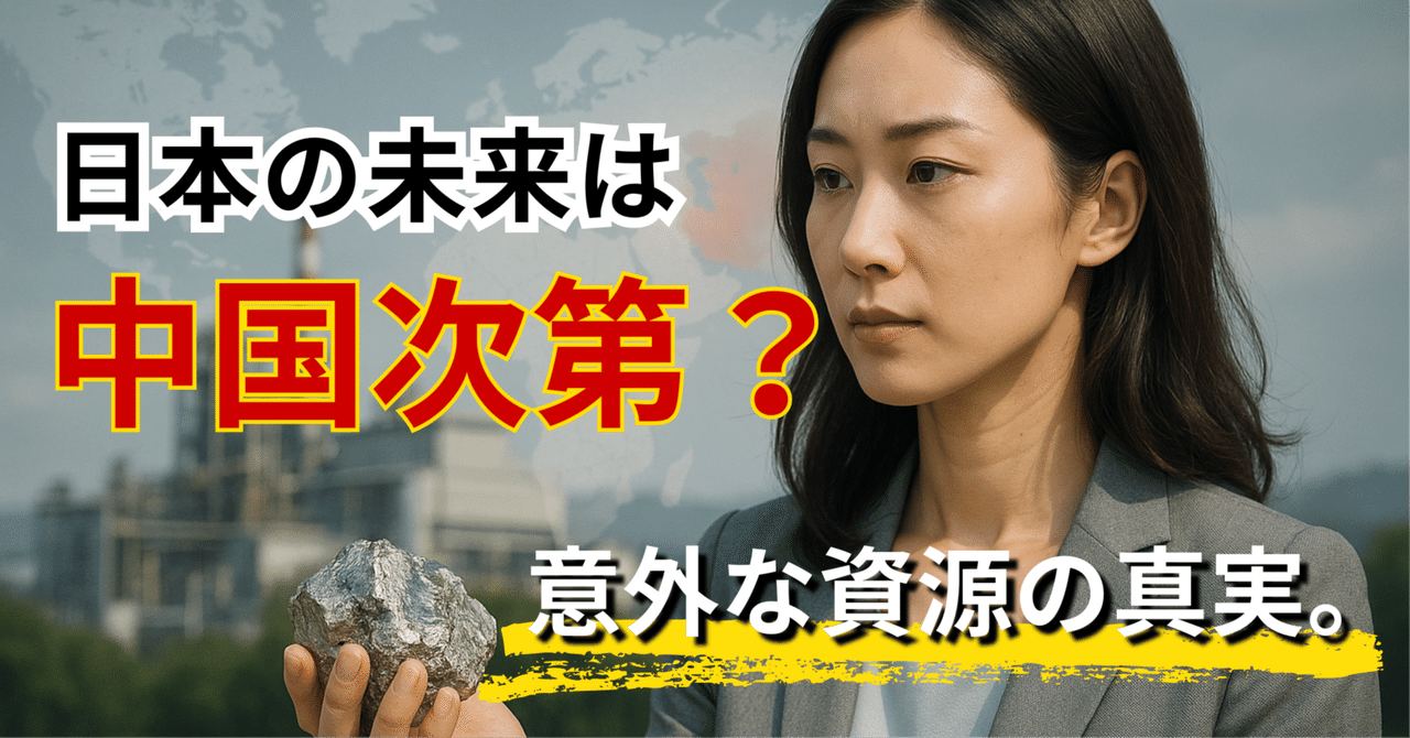 日本の未来は中国次第？意外な資源の真実。｜小川竜一 / Ryuichi Ogawa