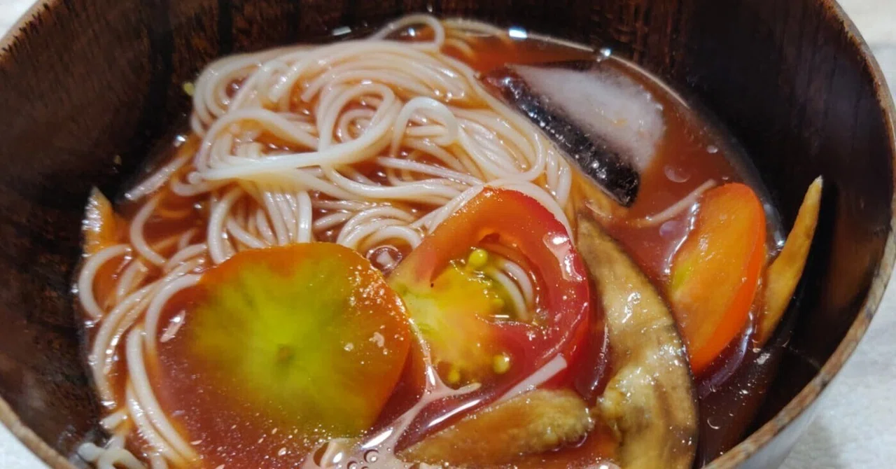 The Easiest and Most Delicious! Cold Tomato Tsukemen｜ryosukewexer
