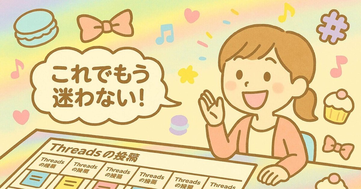 【保存版】 30日分Threadsネタ量産GPTs｜カレンダー式で迷わない (∩^o^)⊃━☆ﾟ.*･｡｜魔法のGPTs屋さん🩵 (∩^o^)⊃━☆ﾟ.*･