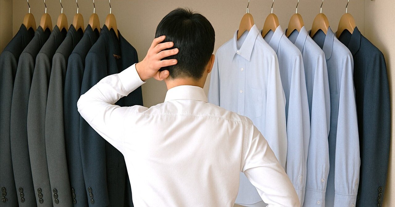 朝の服選びの時間がもったいない？とあるオーダースーツ屋の考え｜Supremo_ginza