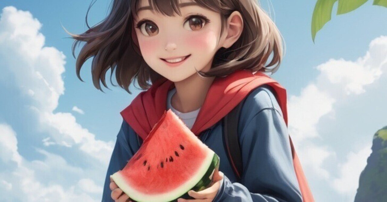 今日はスイカをいただきましょう｜yume.create