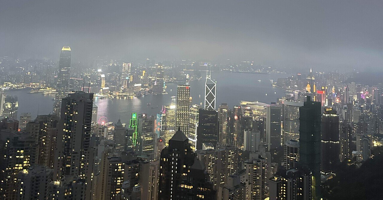 夜の香港島｜ゆる旅リーマン