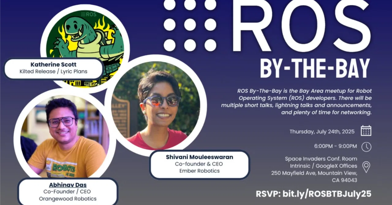 ROS Community Meetup ROS By-the-bay 2025 Julyに参加してきました｜seigot