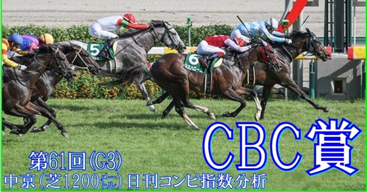 【2025 CBC賞（G3）】日刊馬番コンピ指数分析予想篇｜Haya