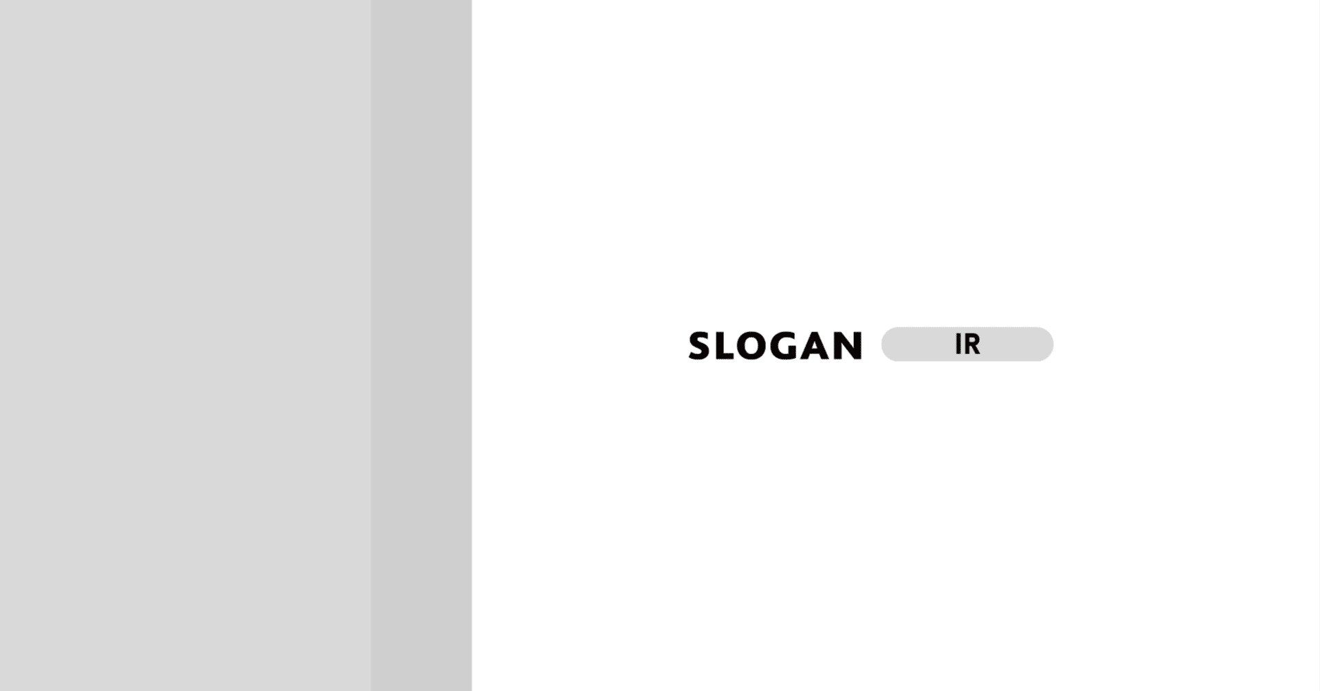 Slogan IR｜note