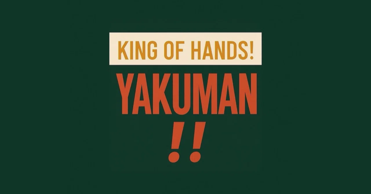 "How to Win the Most Powerful Hand in Mahjong – Yakuman Explained!"｜shoma