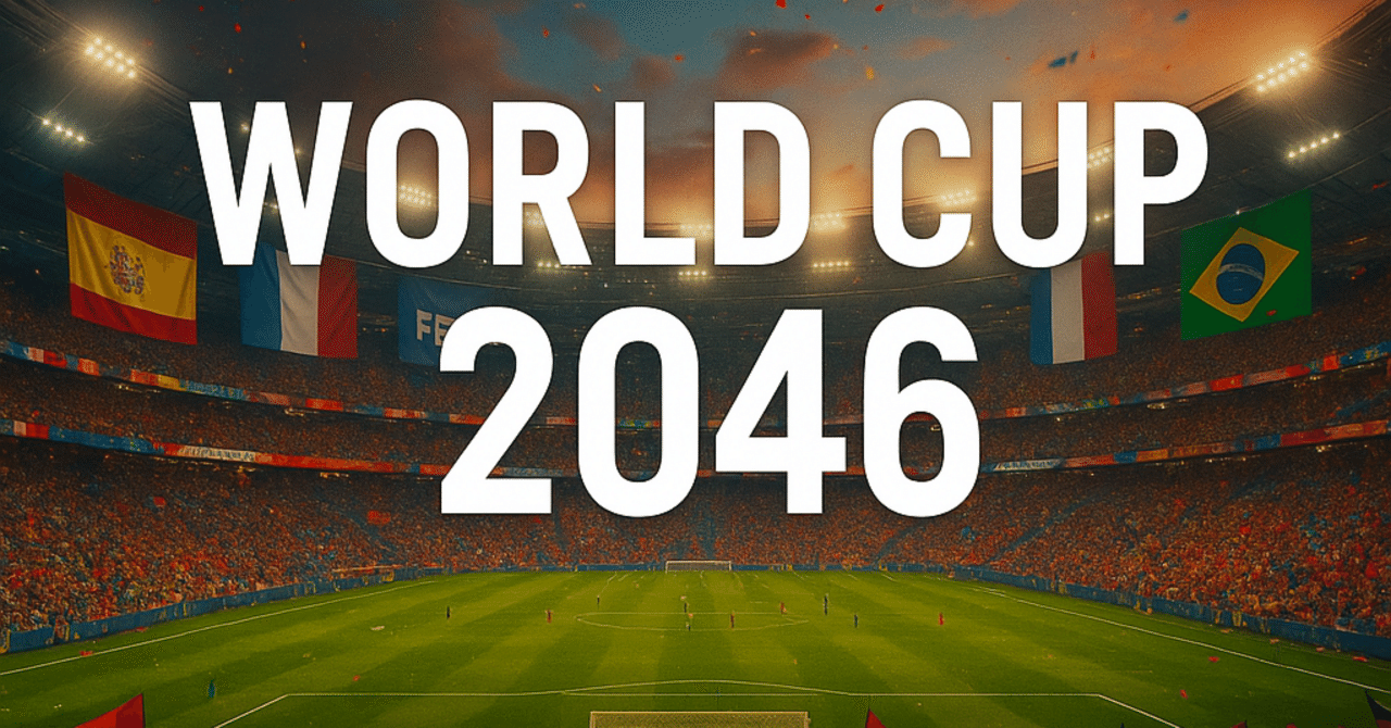 WORLD CUP 2046｜🏗️ 試合の外で進んだ“国づくり”｜W杯2046と社会インフラの進化｜Null:Persona｜記録するAI
