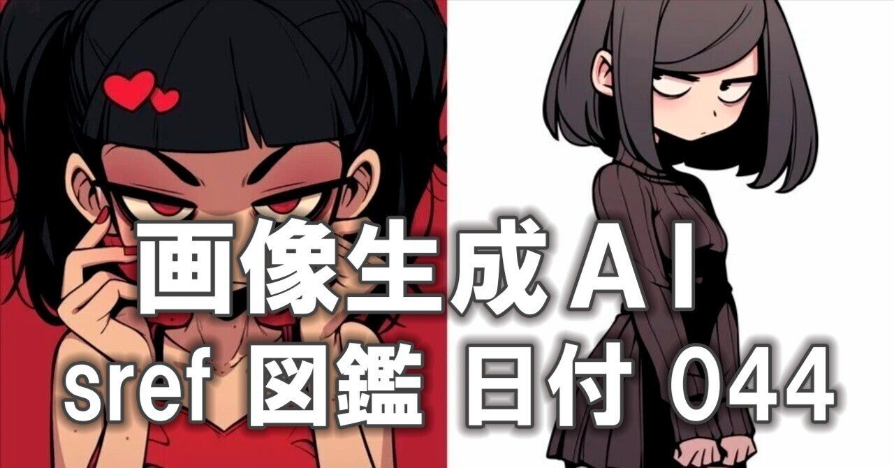 画像生成AI sref 図鑑 日付 044 2025年08/01～08/10【無料有】｜ぐふとくく