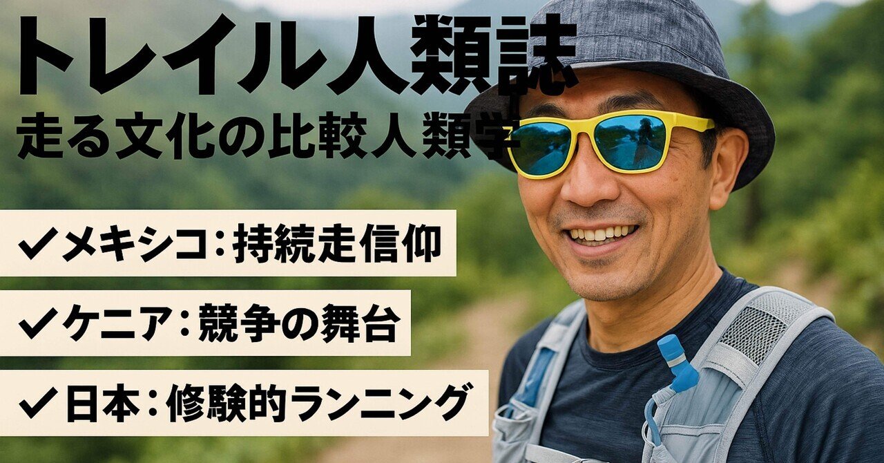 「トレイル人類誌」：走る文化の比較人類学｜shing_shing__run_note