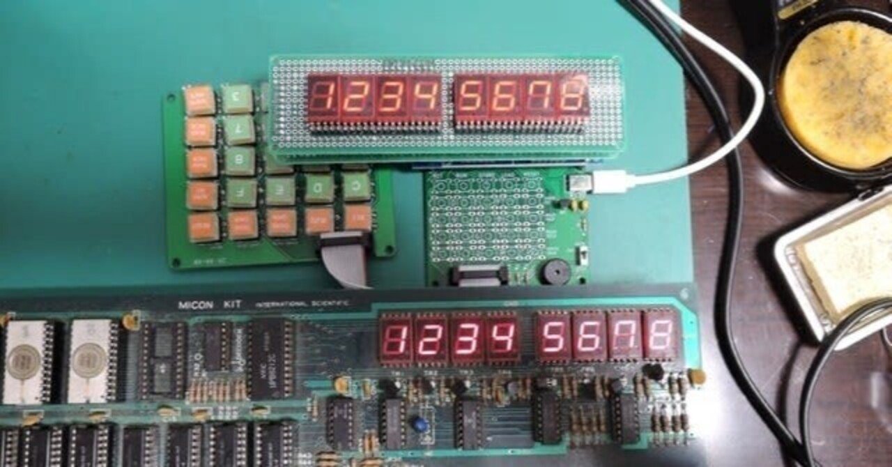 ZK-80(TK-80互換機)のLED改装｜Ryo Mukai