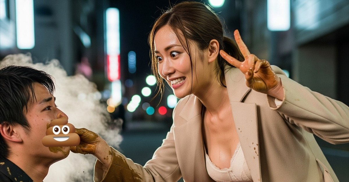 【Gemini画像生成】変態お姉さん in 夜の街中【※泥です(迫真)】｜非健全太郎