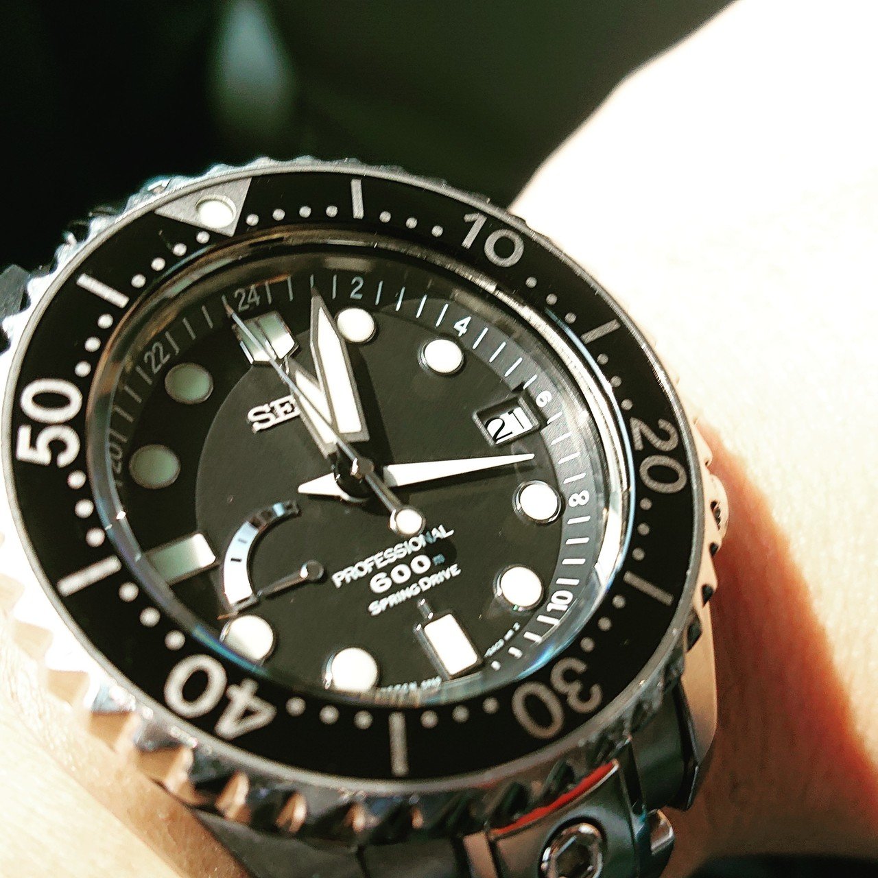 SEIKO PROSPEX, Spring Drive, 600m｜福チャン