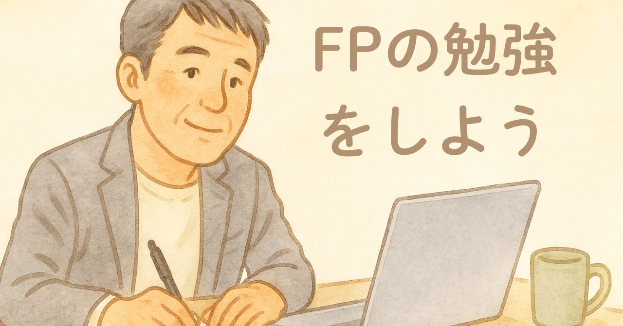 はじめてのnote〜20代、30代のみなさんへ～FP勉強のススメ｜FPとITの二刀流おじさん