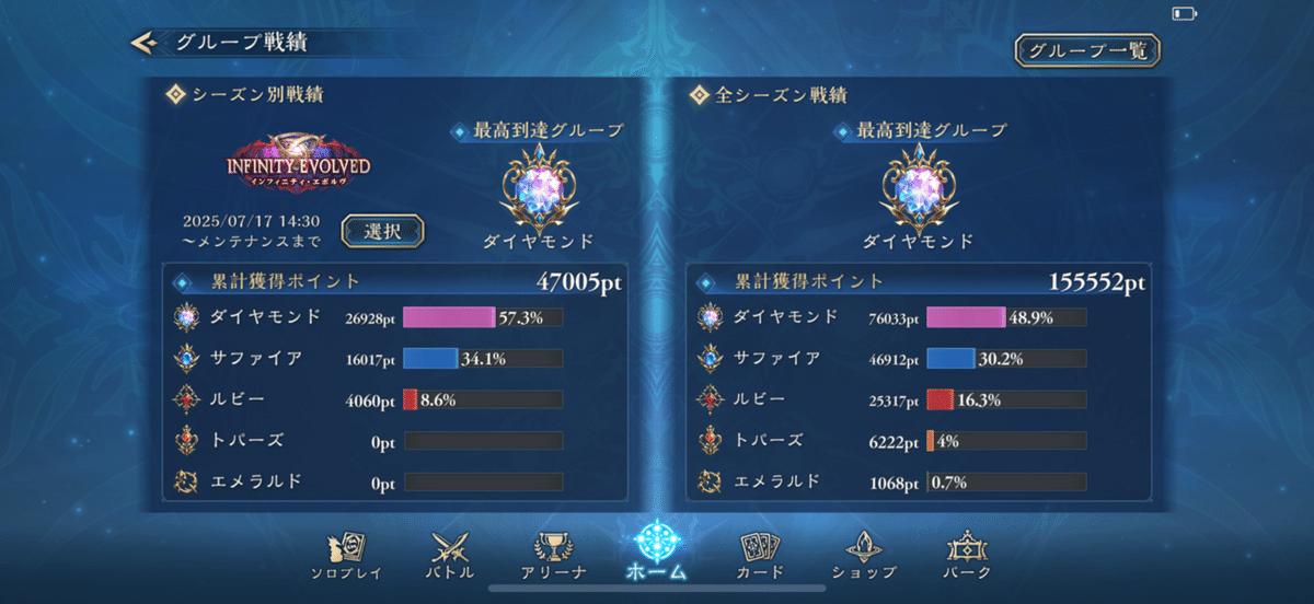 【シャドバWB】RSPLから見るINFINITY EVOLVED環境｜まひくん