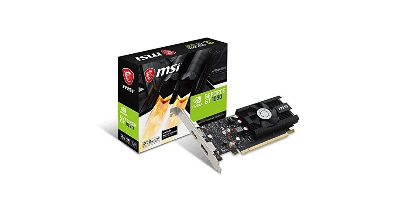 MSI LowProfile対応 GeForce GT 1030 グラフィックスカード GEFORCE GT 1030 2GD4 LP OC ...
