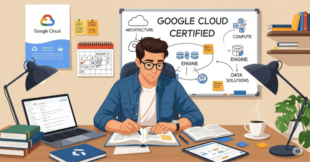 GoogleCloudのPCA試験を受験予約した｜ブオナローティ