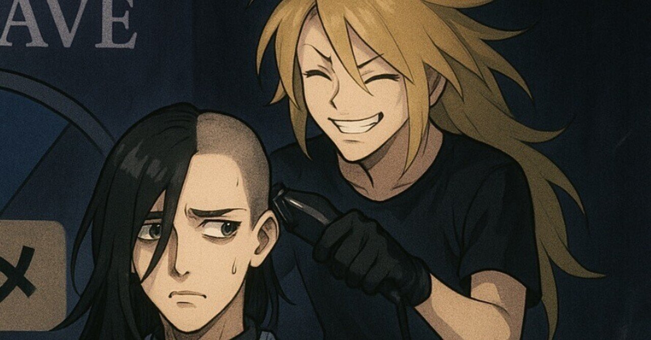 断髪小説〜公開生配信③(R18)｜BBBJJJ