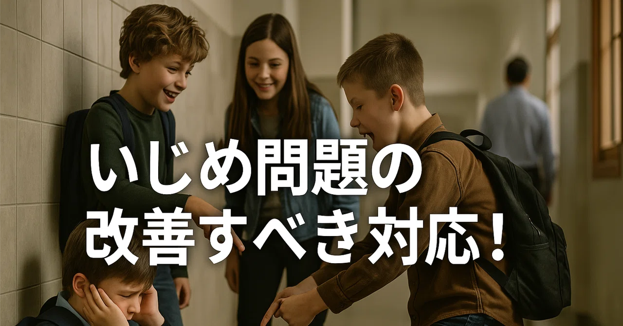 いじめ問題｜改善必須の対策と効果が出る指導法｜Coach BOO