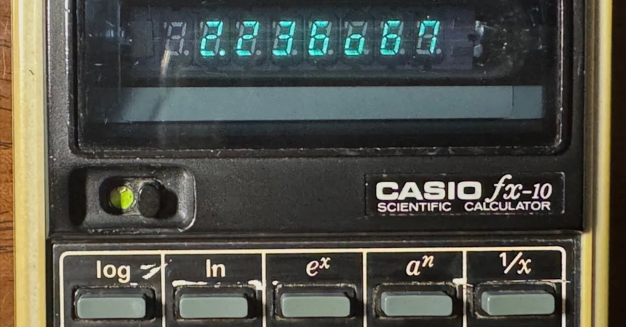 Casio fx-10 と fx-201P｜まんぼう