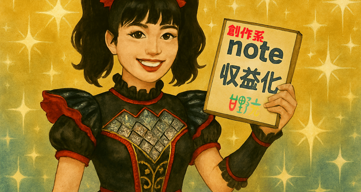 創作系note攻略法 Amano Fan｜甘野充｜note