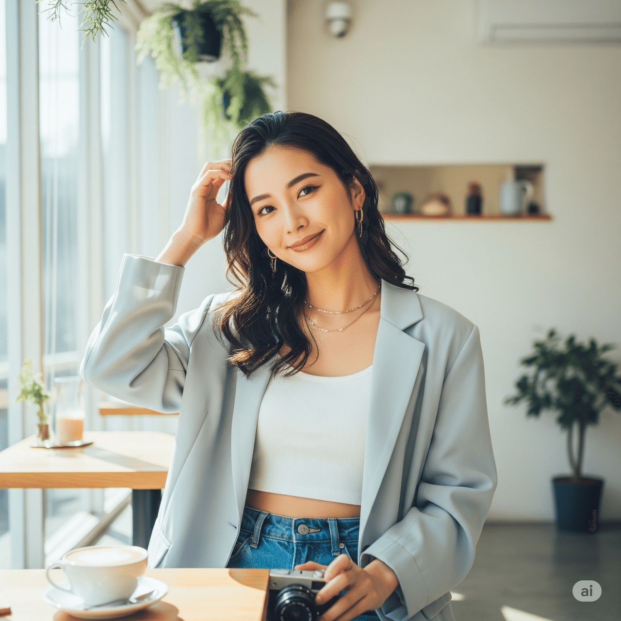 インスタグラマー風の美女｜zerozero_x