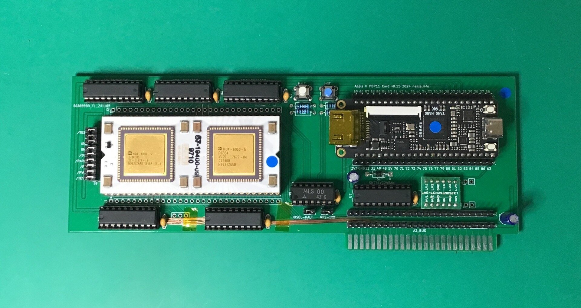 PDP-11 Card for Apple II の制作 - 2024-08｜ushicow｜note